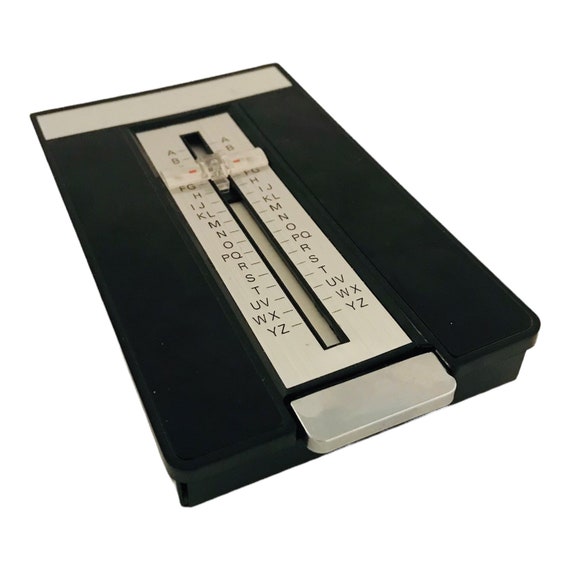 Telephone Index List Finder Vintage Mechanical Address Book - Etsy