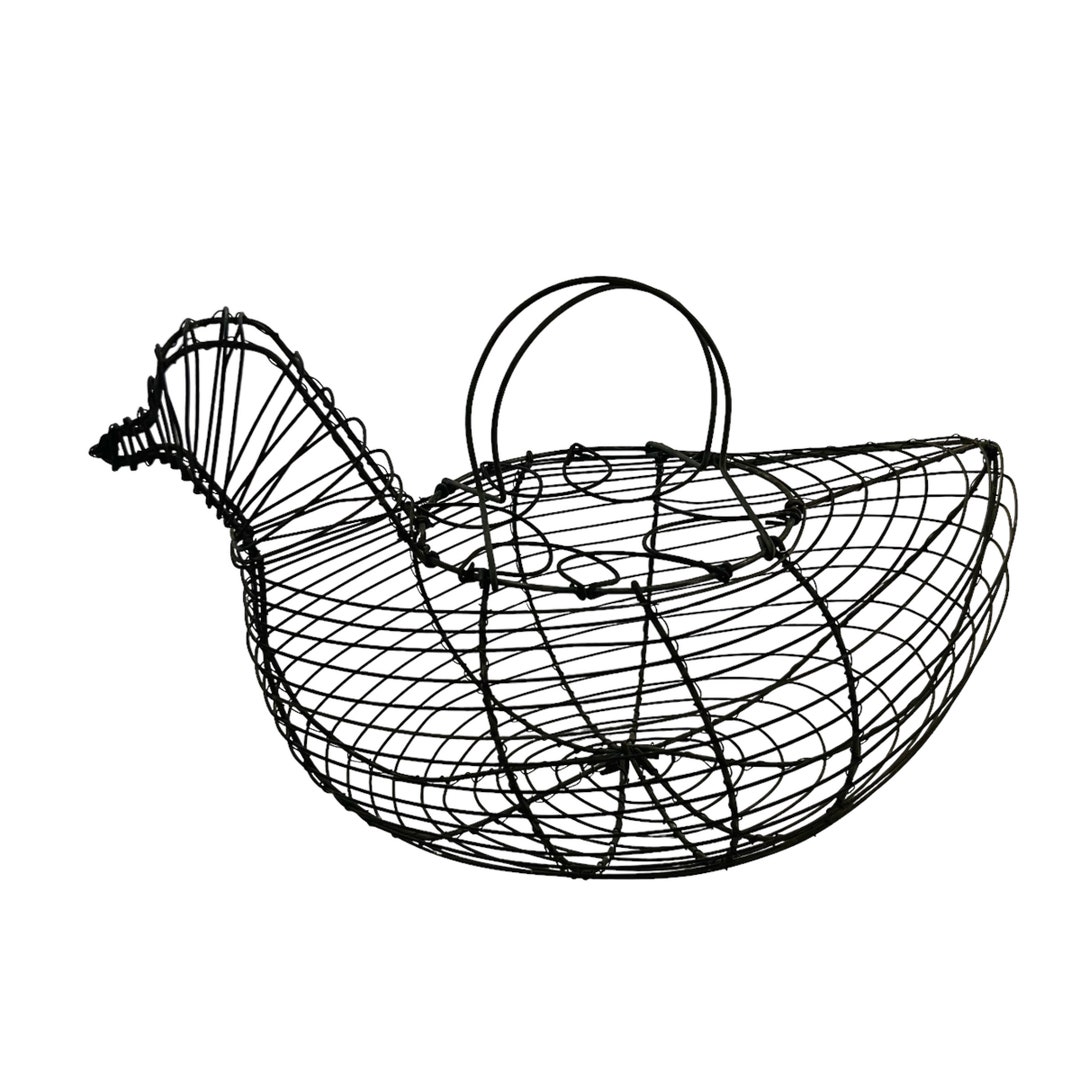 Chicken Shaped Wire Basket Country Farmhouse Kitchen Decor - Etsy