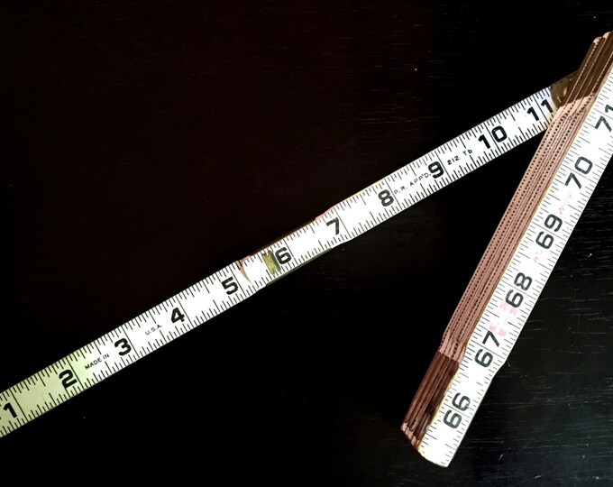 Vintage Lufkin 2-way Folding 6 Foot Wood Measuring Ruler - Etsy