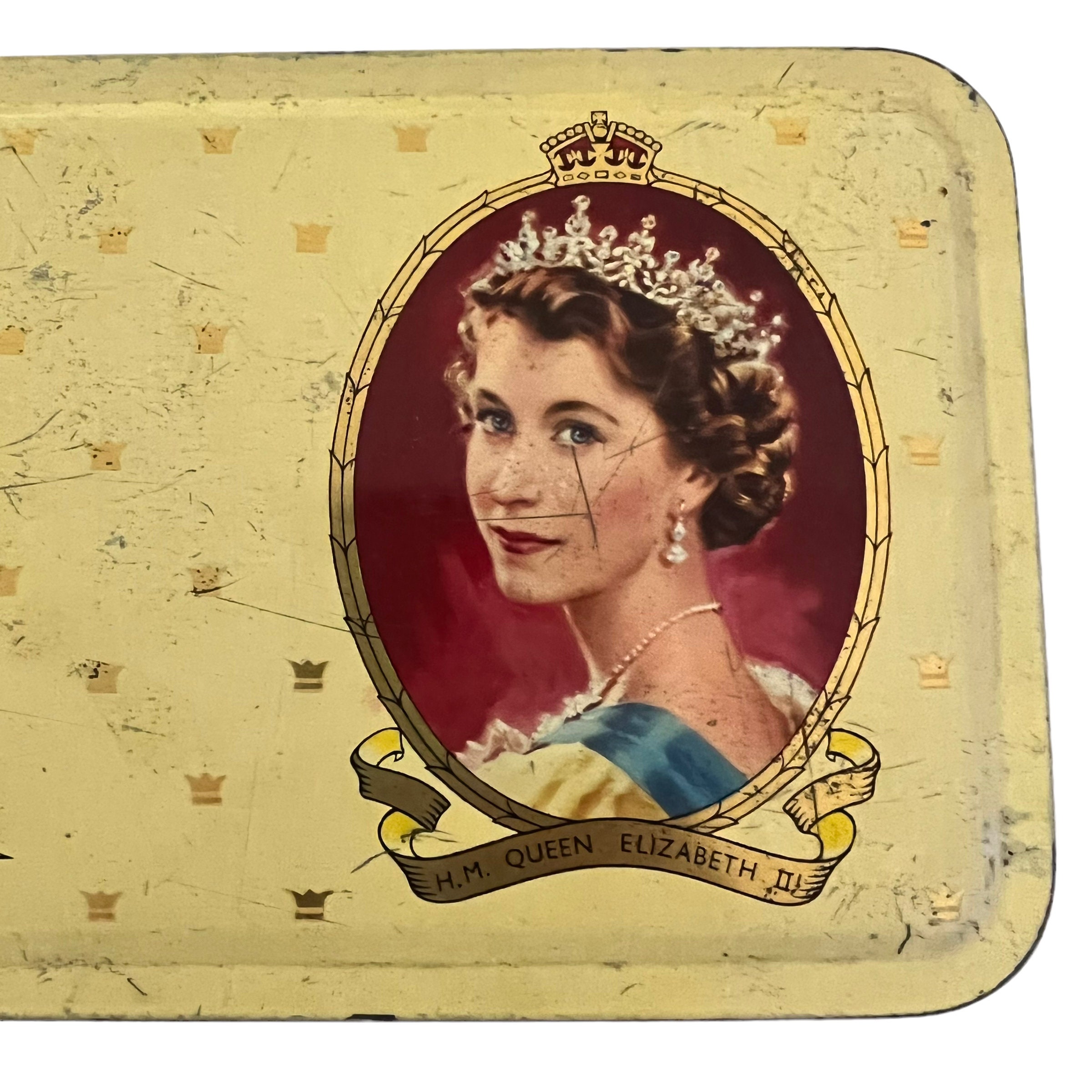 Queen Elizabeth II 1953 Coronation Souvenir Candy Tin British - Etsy