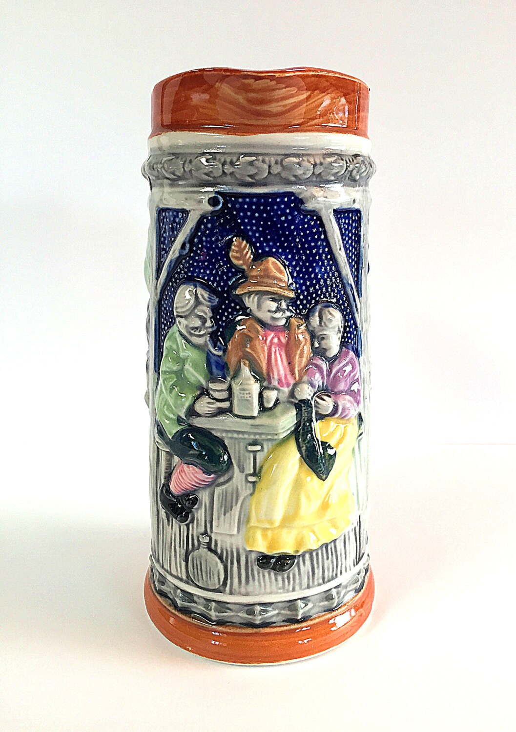 German Style Beer Stein Bier Stein Pitcher Mugs Set Vintage | Etsy