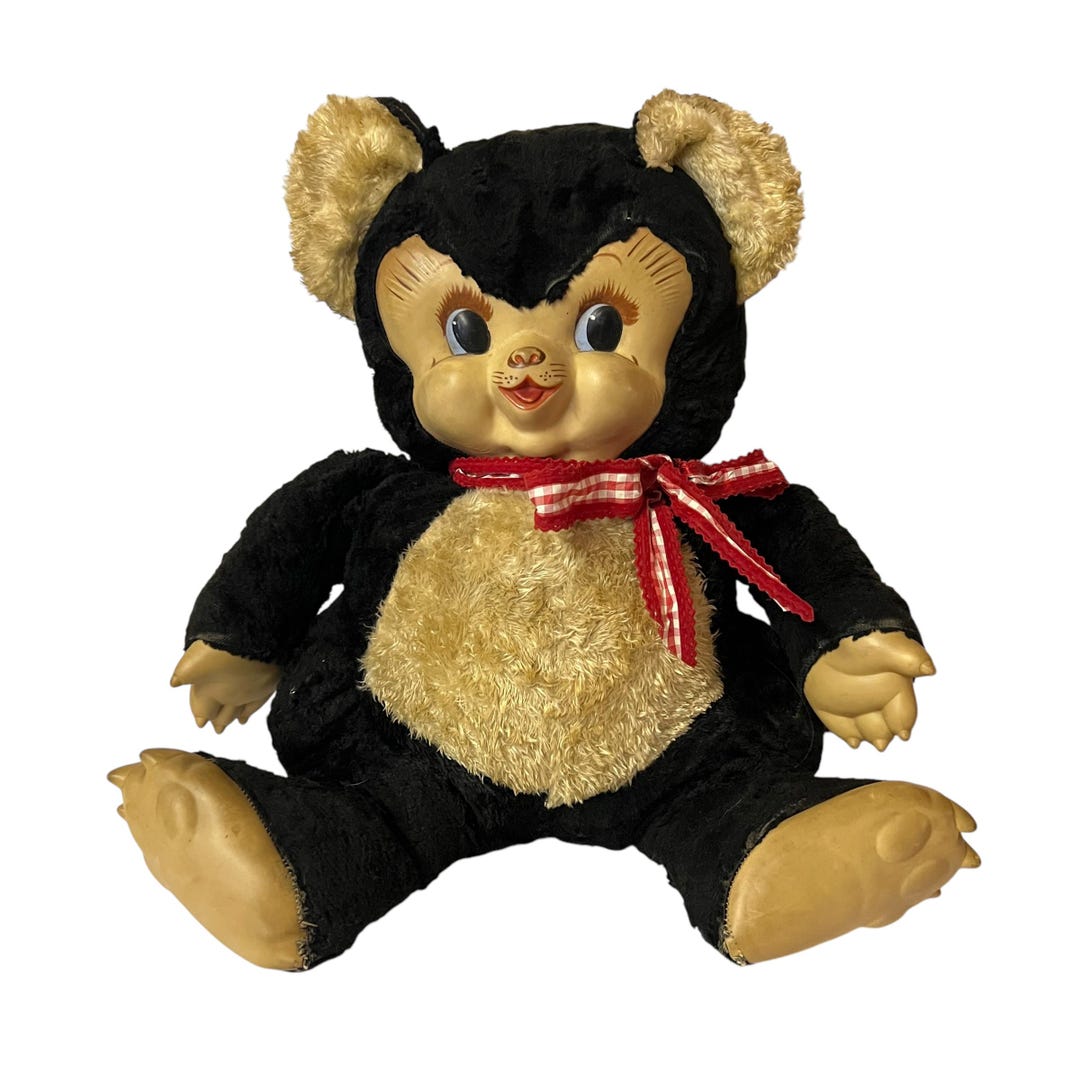 Rushton Chubby Tubby Teddy Bear Rubber Face Large 17” Plush Stuffed ...