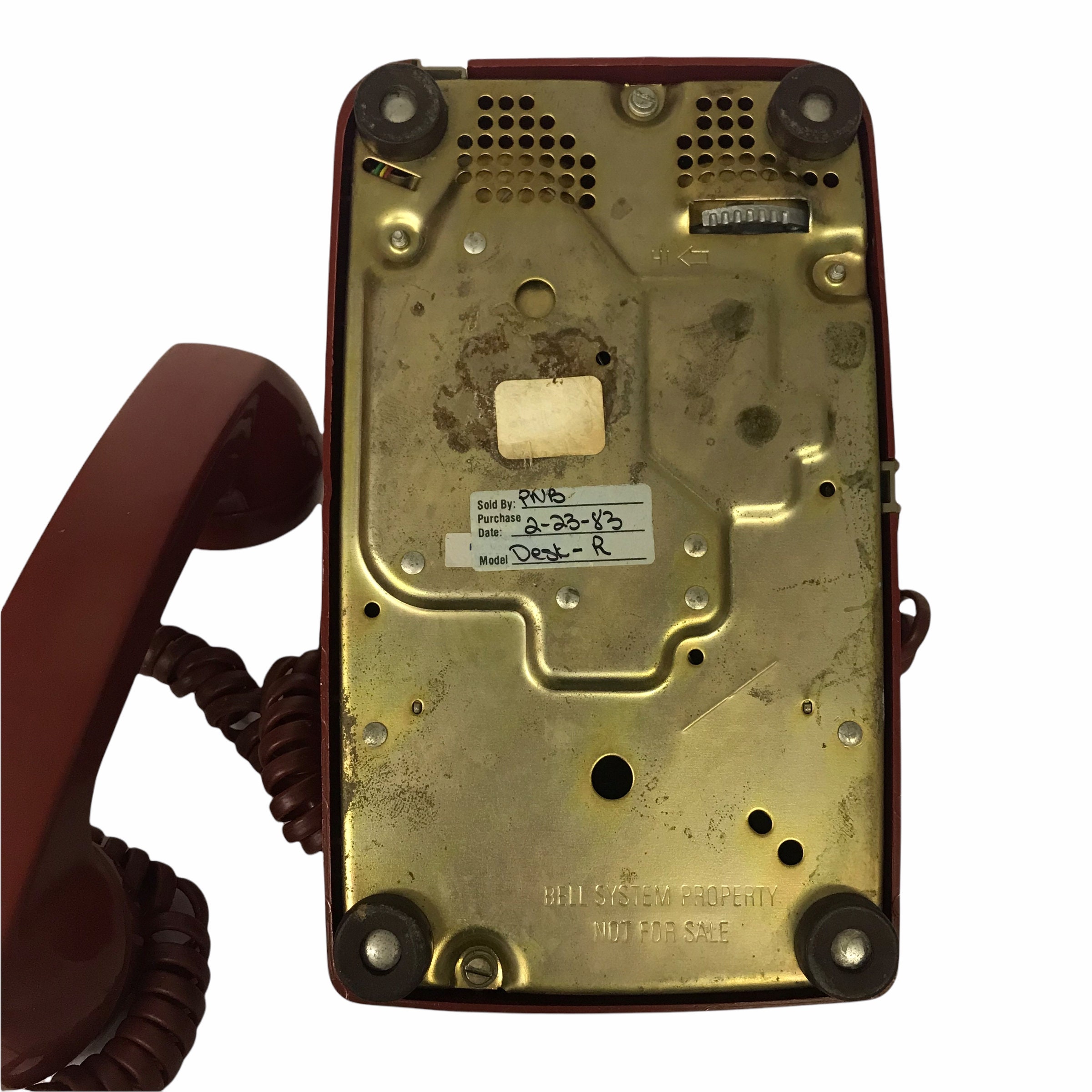 Bell System Western Electric Dark Red Rotary Dial Telephone | Etsy