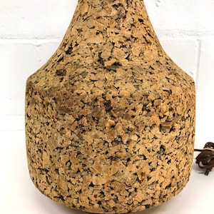 Cork Lamp Mid Century Modern Lighting Danish Modern Style MCM Mod ...