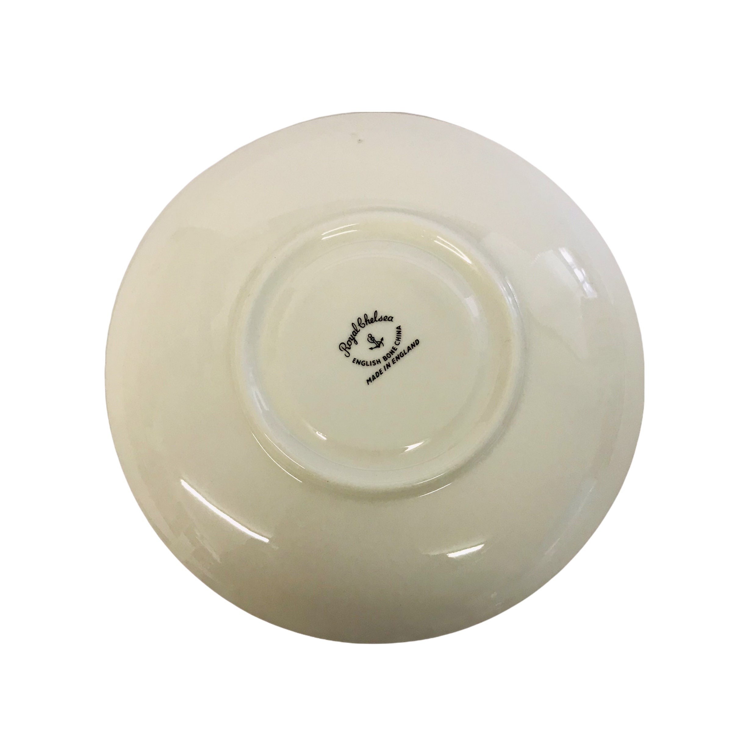 Royal Chelsea Bone China Cup and Saucer Set England Green Gold | Etsy