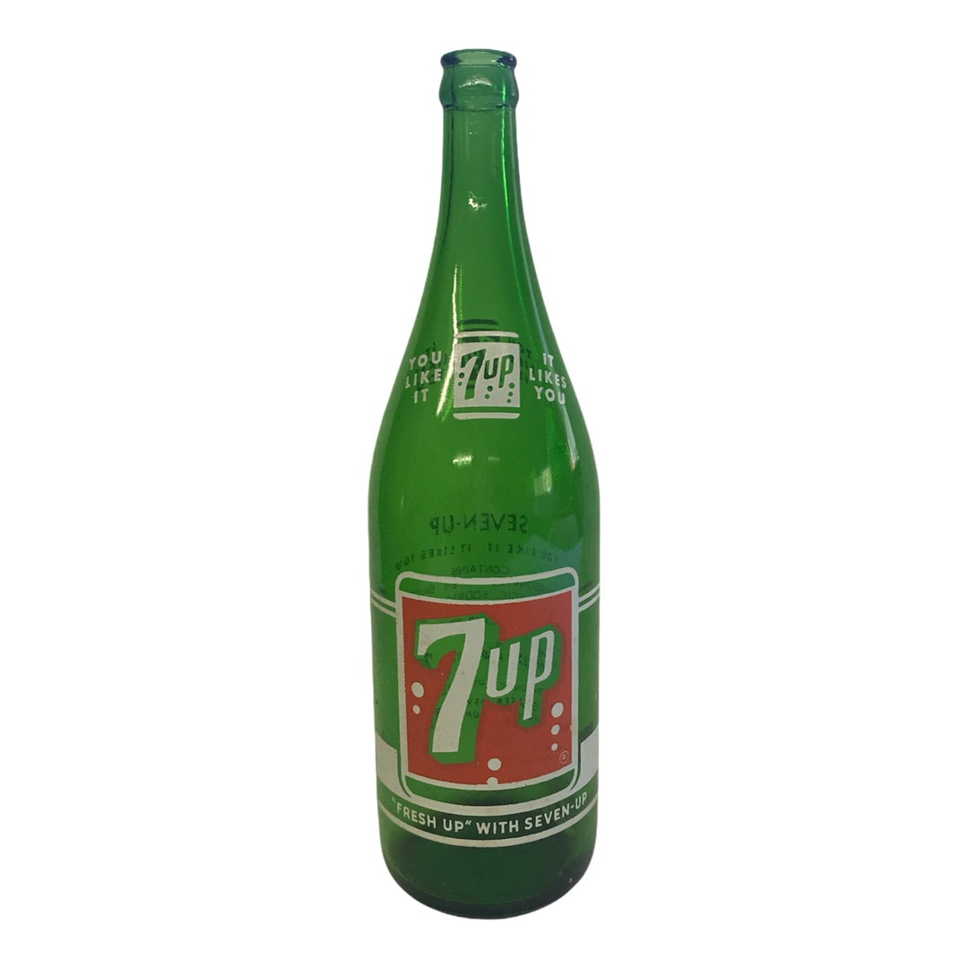 Vintage 7up Bottle 1 Pint 12 Oz (28oz) Glaser Beverages of Seattle ...