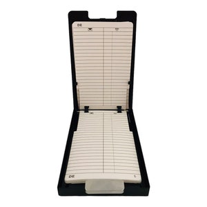 Telephone Index List Finder Vintage Mechanical Address Book Black and ...