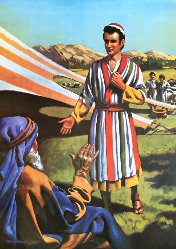 The Story of Joseph Vintage Print Poster Religious Religion | Etsy