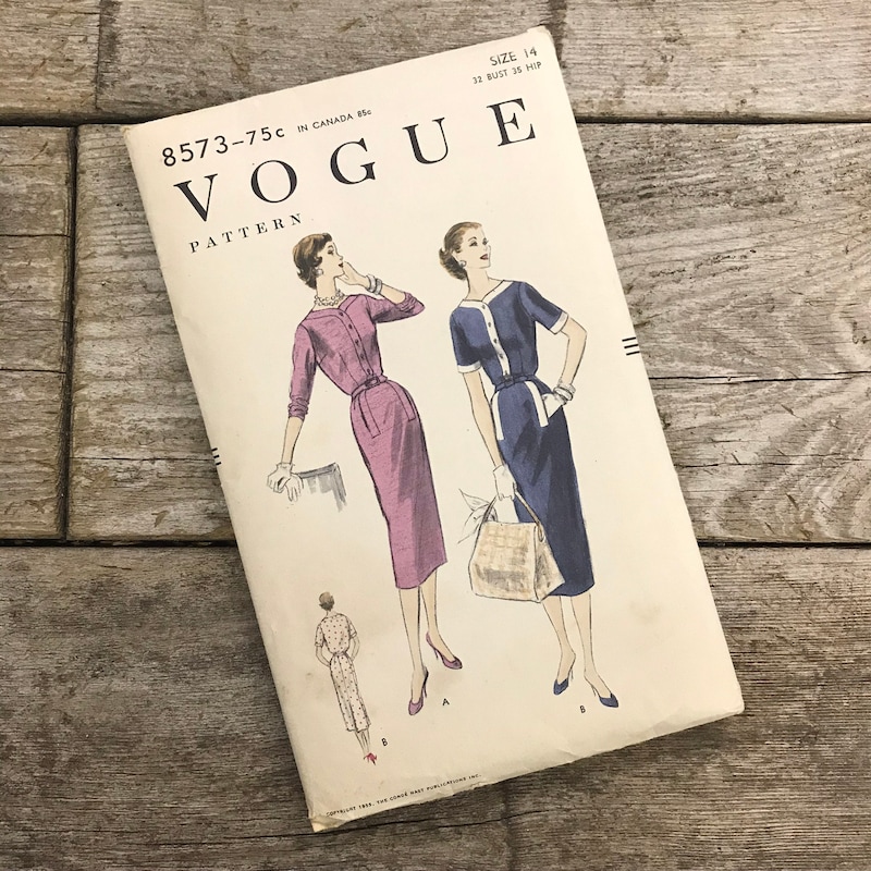 1950s Vogue Patterns - Etsy