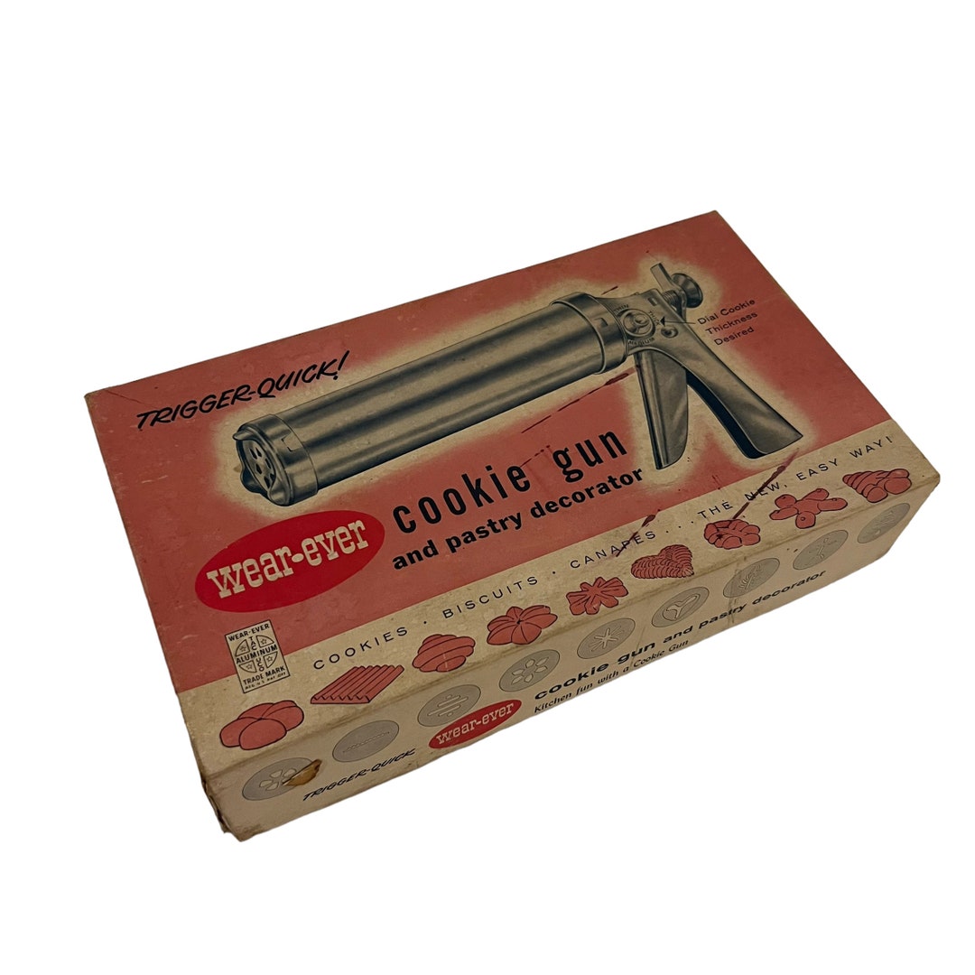 Wear Ever Cookie Gun and Pastry Decorator Vintage Aluminum Press With ...