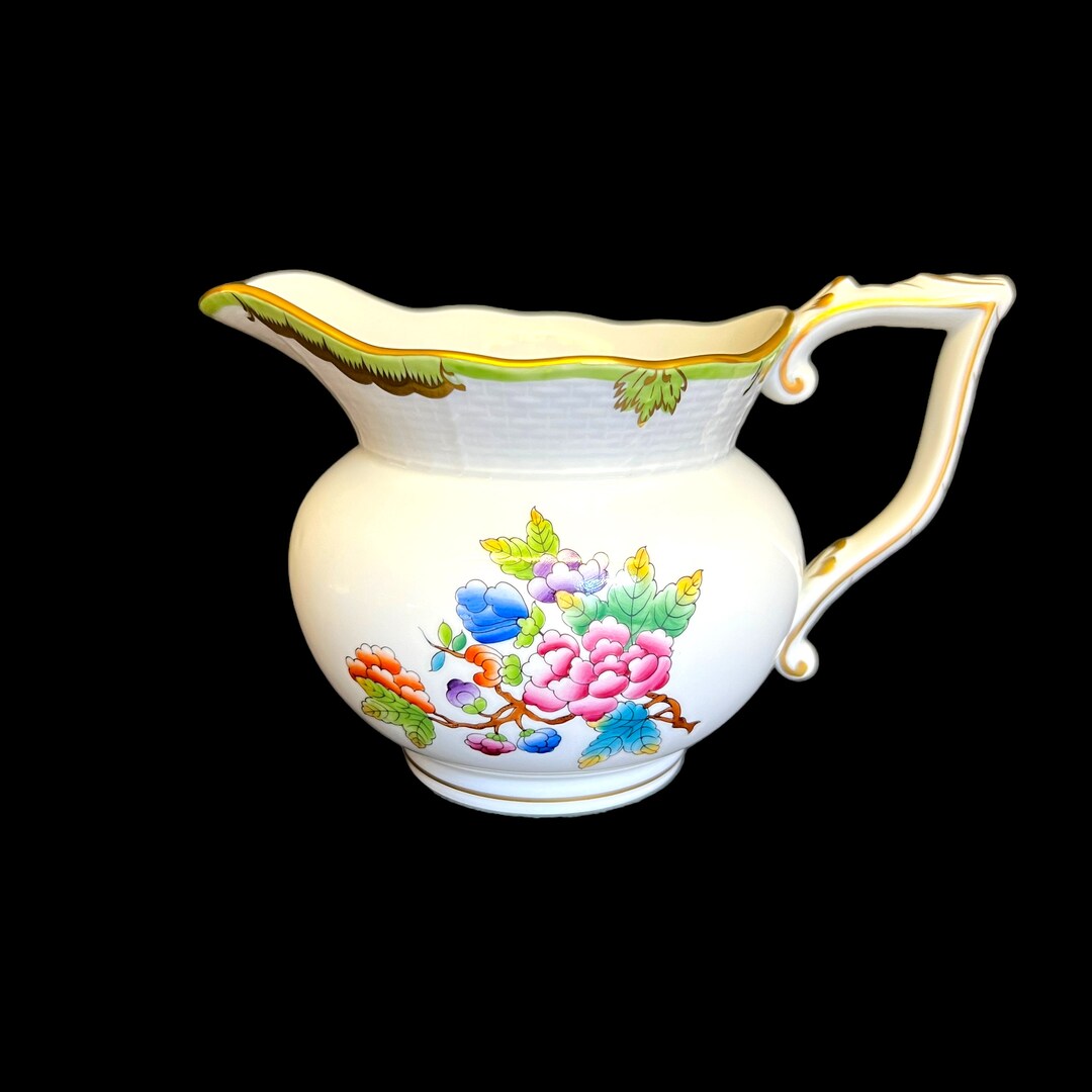 Herend Porcelain Manufactory Hungary Milk Pitcher Creamer Queen ...