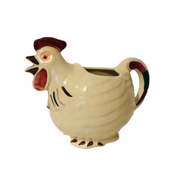 Rooster Pitcher - Etsy