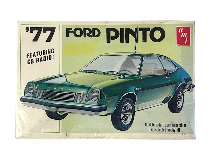 Vintage 1977 Ford Pinto Model Kit From AMT T485 1970s Featuring CB ...