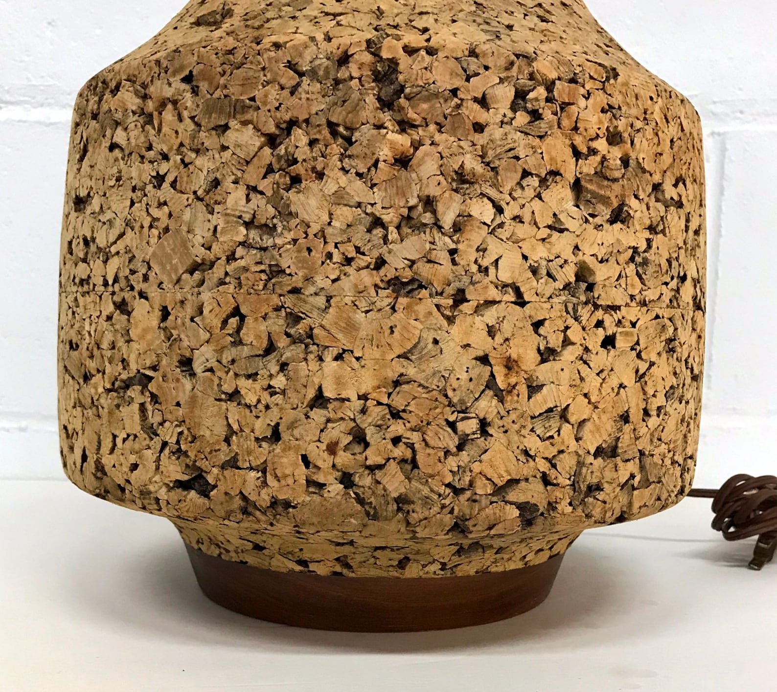 Cork Lamp Mid Century Modern Lighting Danish Modern Style MCM | Etsy