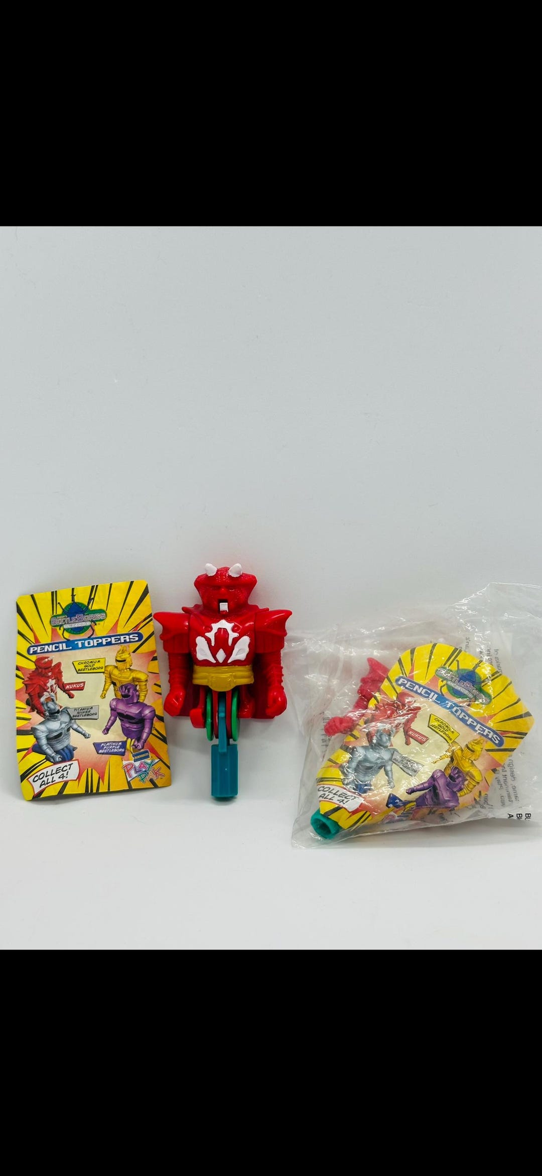 SEALED Retro 90s Blockbuster Beetleborgs Pencil Toppers PAIR - Etsy