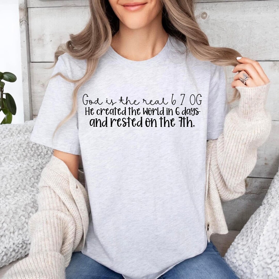 God Created the World PNG – Christian Design (digital Download) - Etsy
