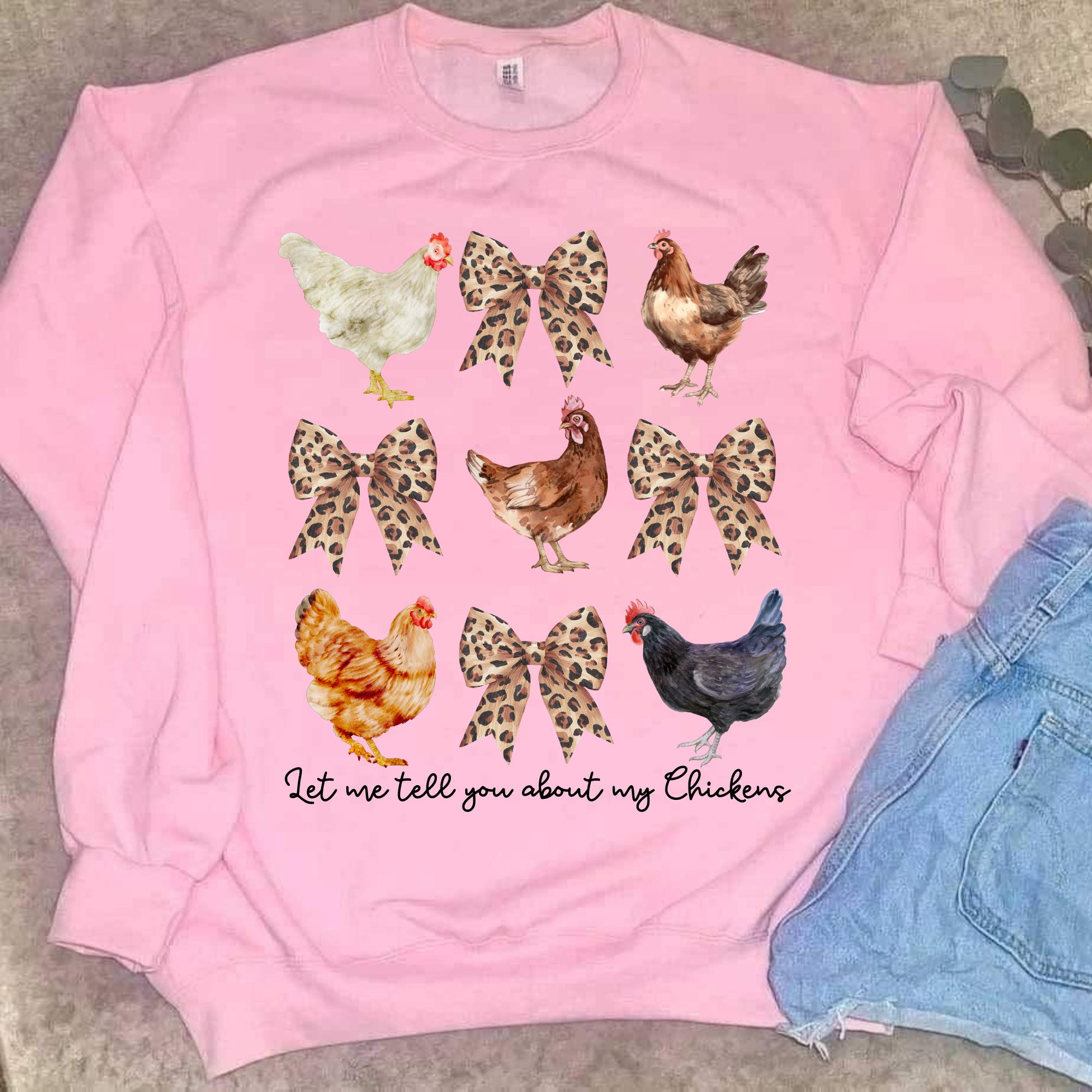 Chicken Cheetah Bows PNG: Crazy Chicken Lady Design (digital Download ...