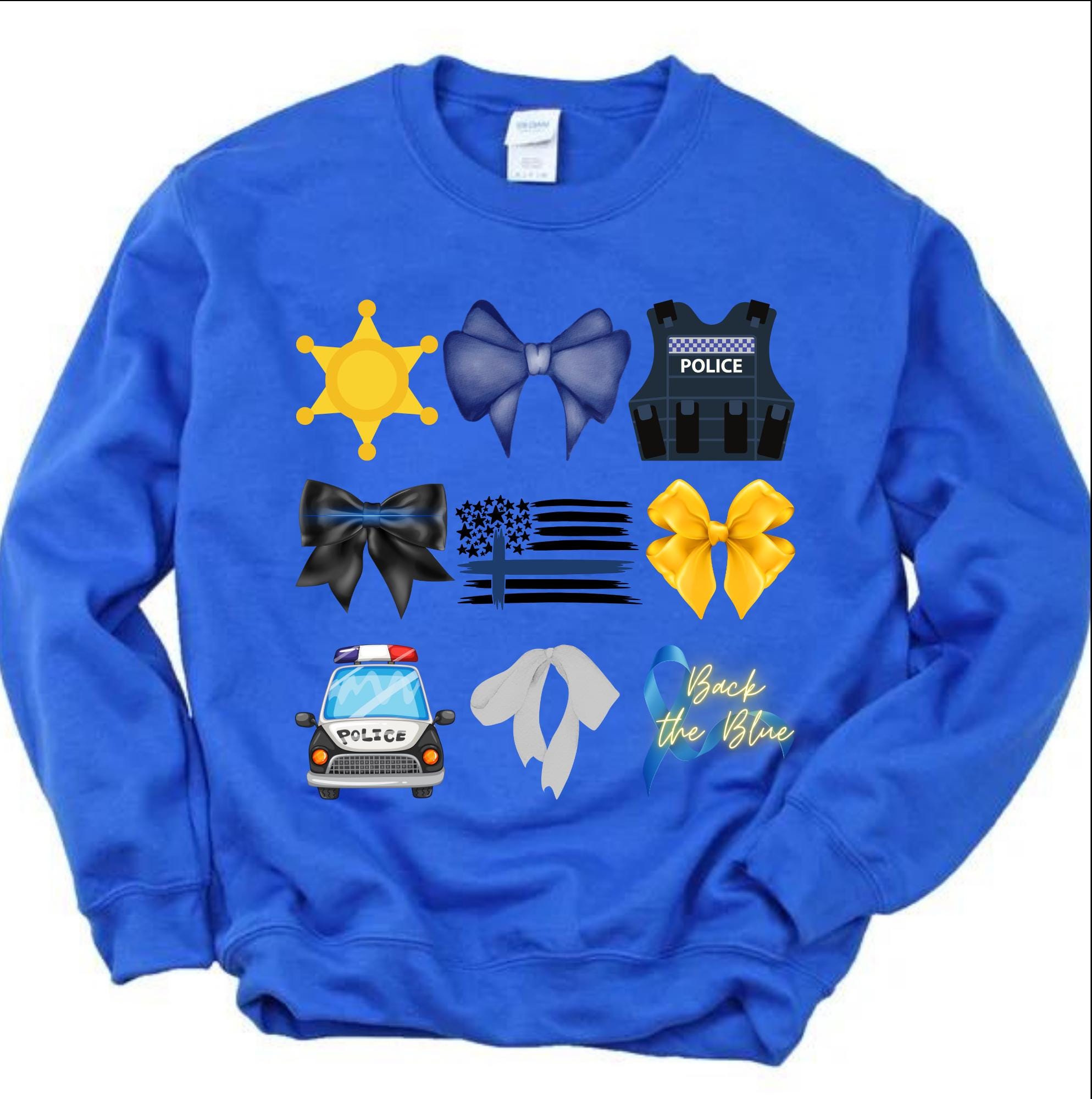 Police Officer Coquette PNG: Badge, Bows, Cop Car (digital Download) - Etsy