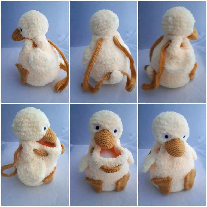 Ducky Backpack Crochet Pattern, This is a Digital Download Only. This ...