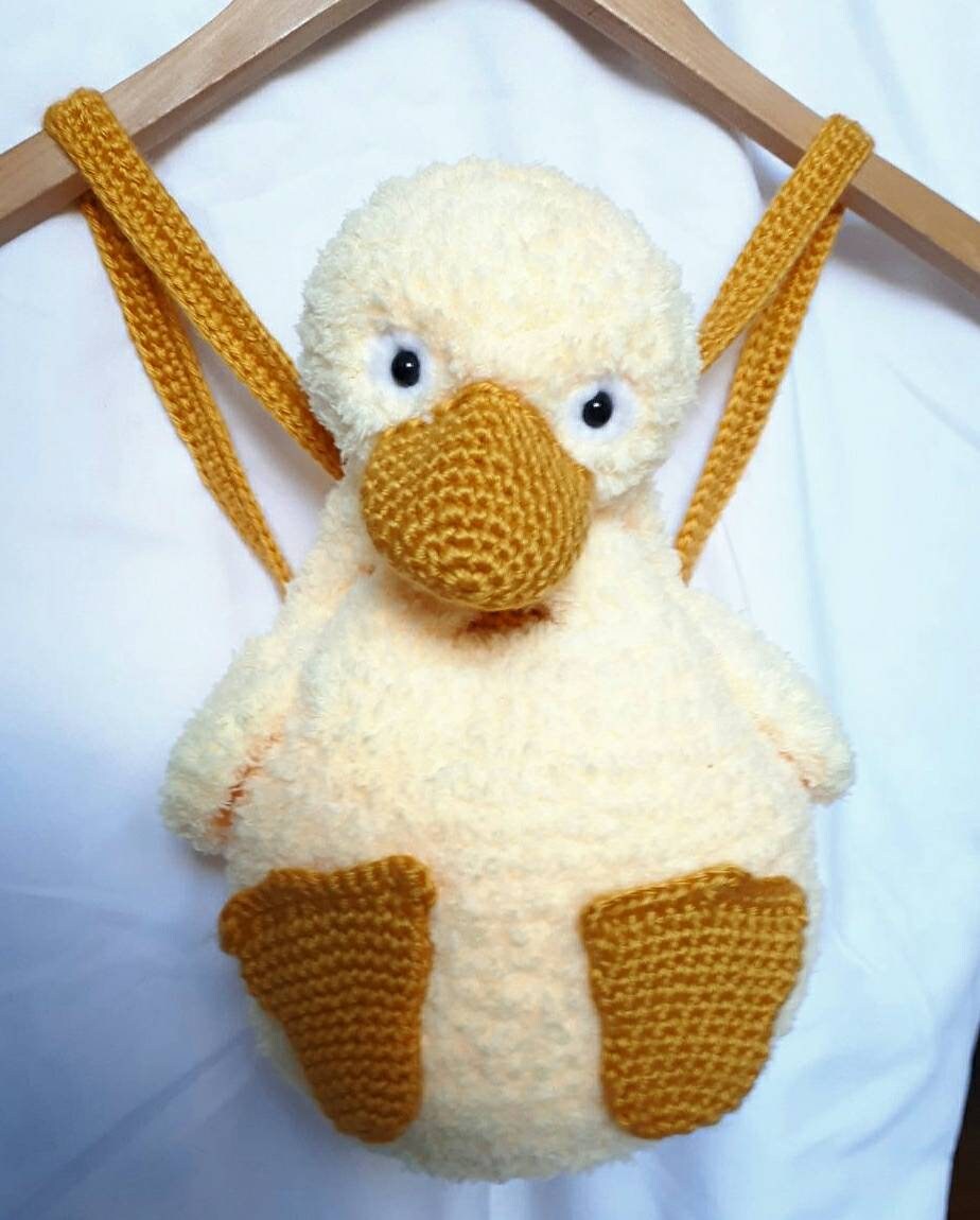 Ducky Backpack Crochet Pattern, This is a Digital Download Only. This ...