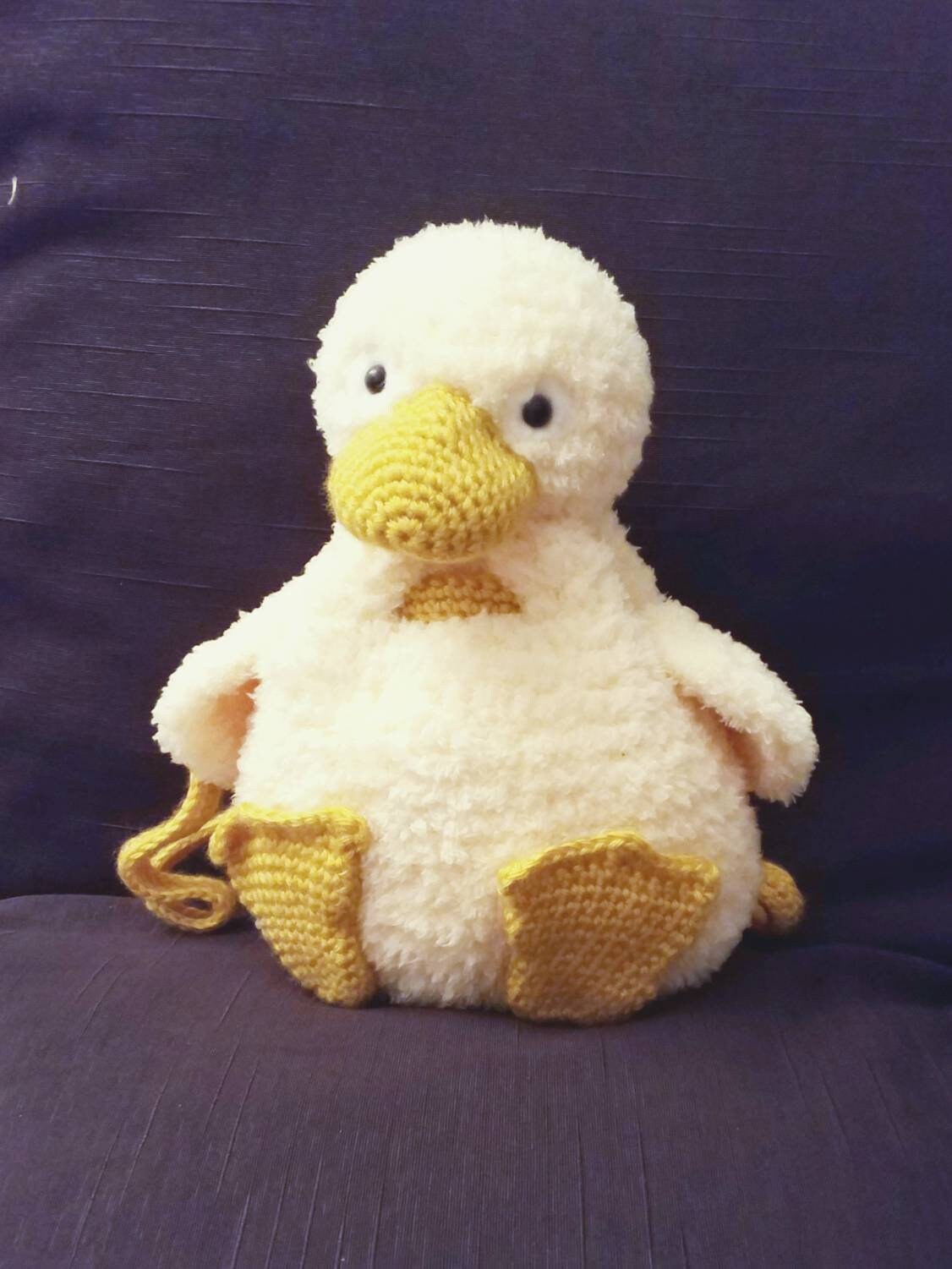 Ducky Backpack Crochet Pattern, This is a Digital Download Only. This ...