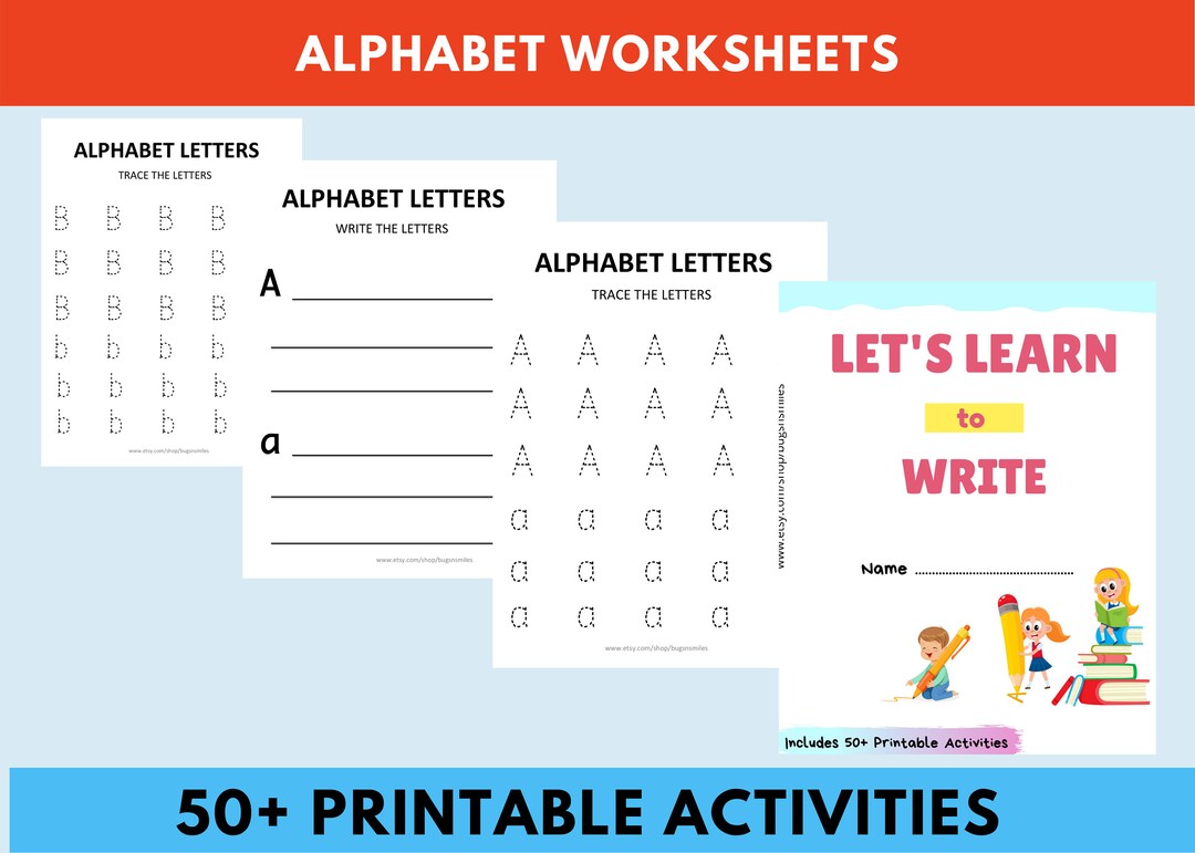 Alphabet Worksheets for Preschoolers homeschooling Preschool Workbook ...