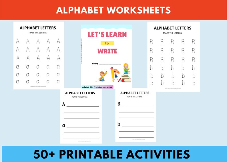 Alphabet Worksheets for Preschoolers homeschooling Preschool Workbook ...
