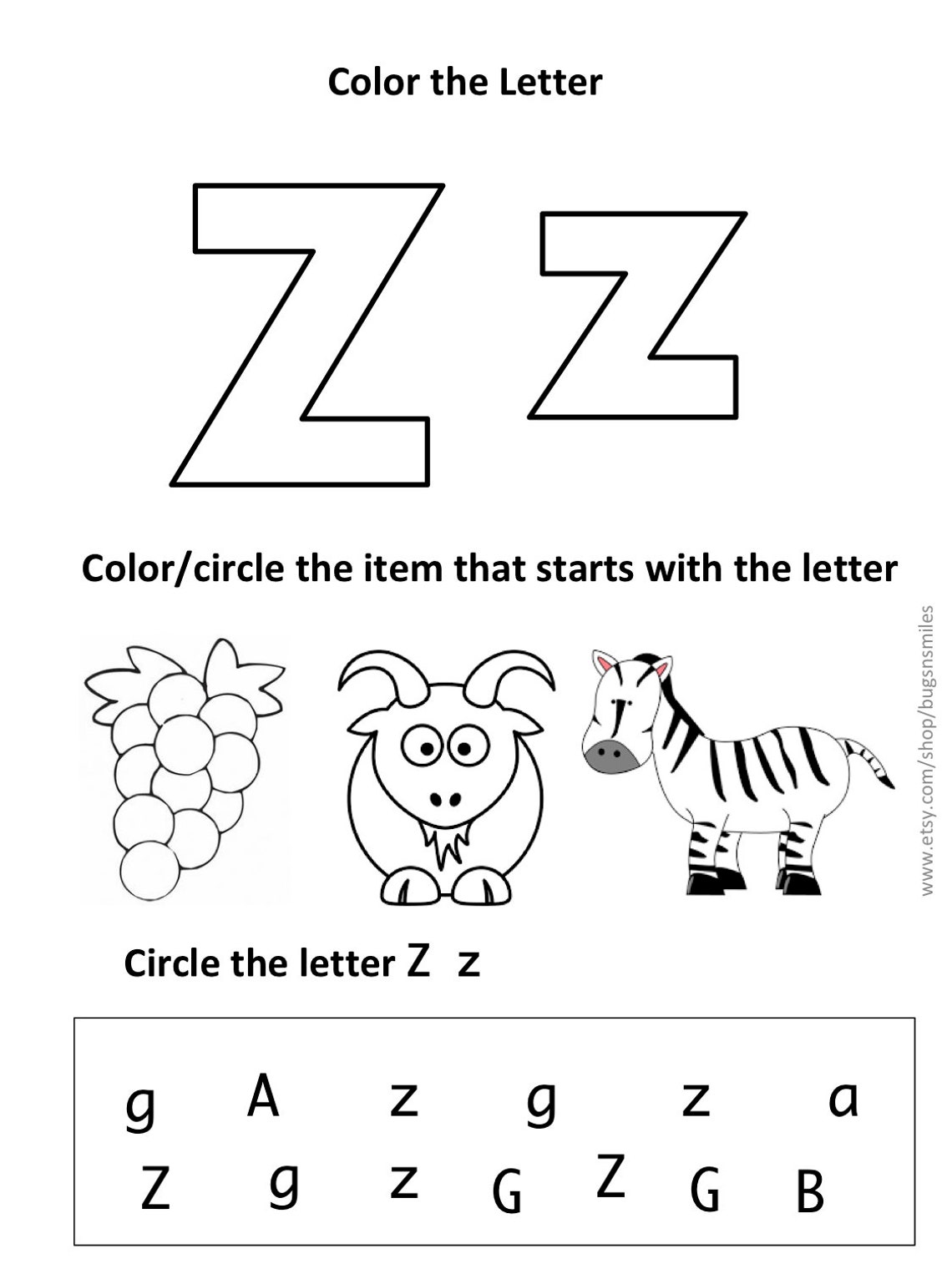 Alphabet Worksheets for Preschoolers homeschooling Preschool | Etsy
