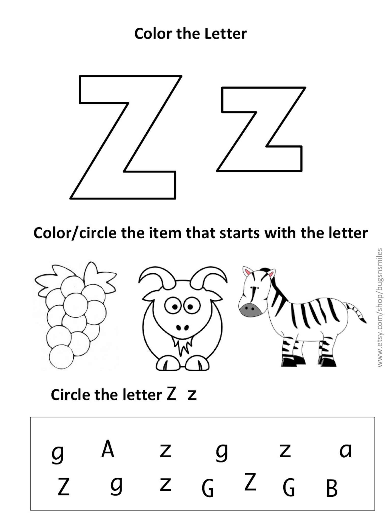 Alphabet Worksheets for Preschoolers homeschooling Preschool | Etsy