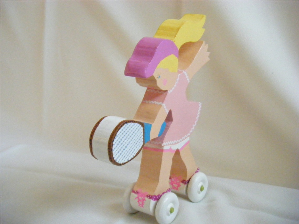 Tennis Player, Action Tennis Player, Female Tennis Player - Etsy