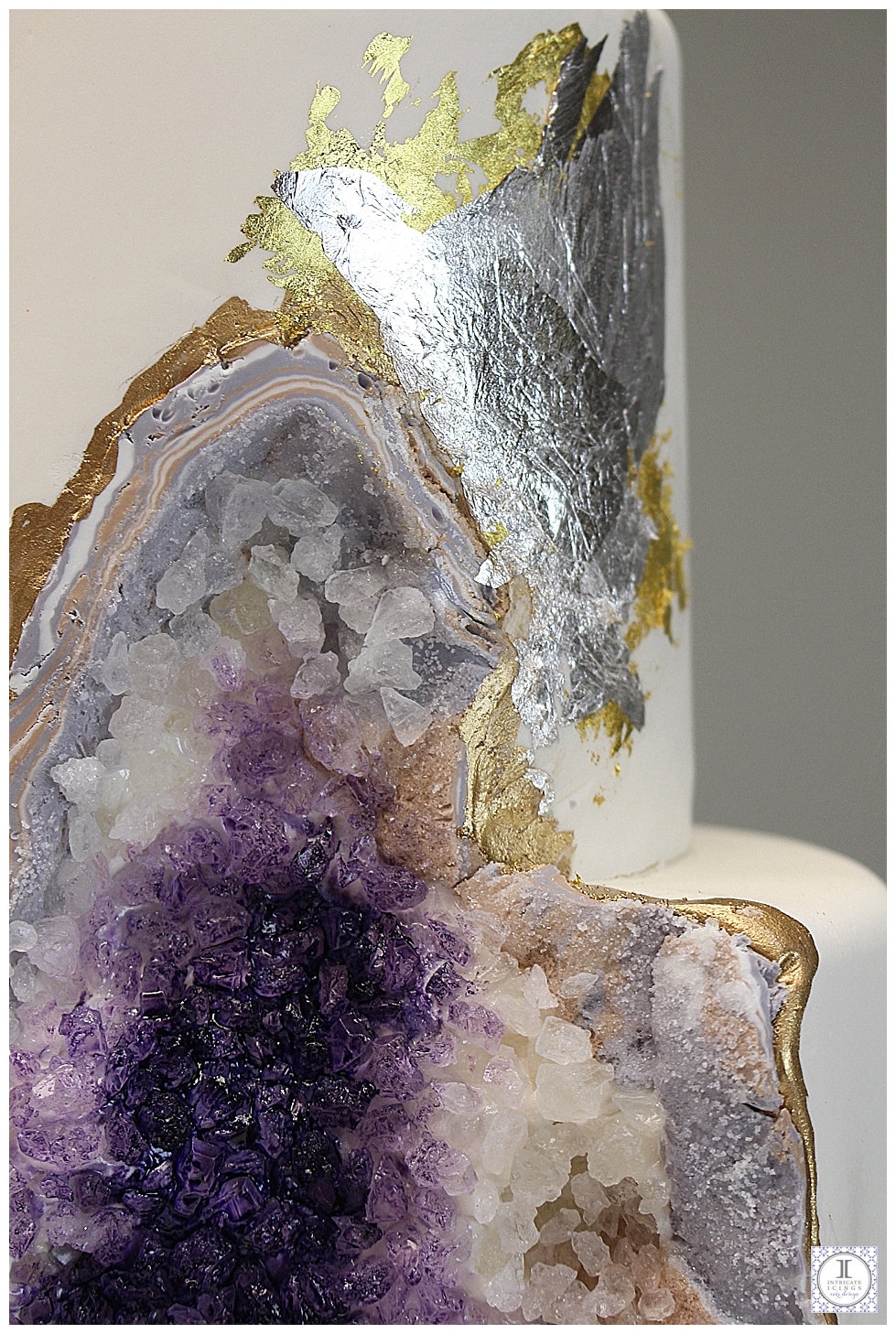 Sugar Geode Cake Tutorial - Etsy