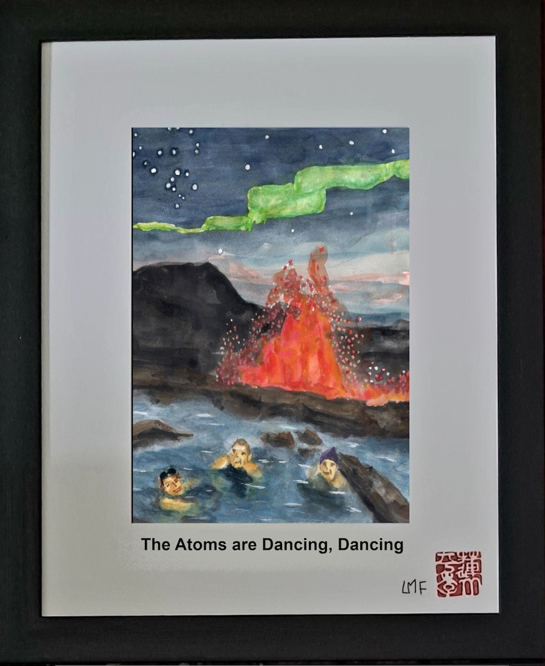 The Atoms Are Dancing Dancing Print - Etsy