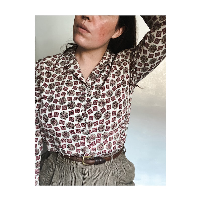 Oxford Preppy Style Print - Etsy