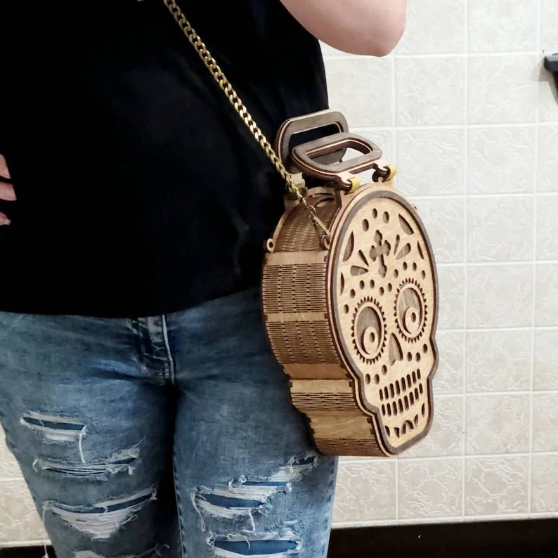 Skull Purse Skull Clutch Skull Handbag Halloween Purse - Etsy