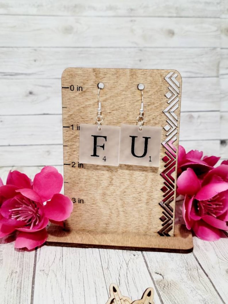 Funny F U Statement Earrings: Inappropriate Swear Word Jewelry - Etsy ...