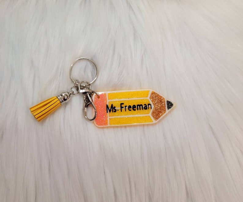 Teacher Keychain Teacher Keychain Personalized Teacher - Etsy