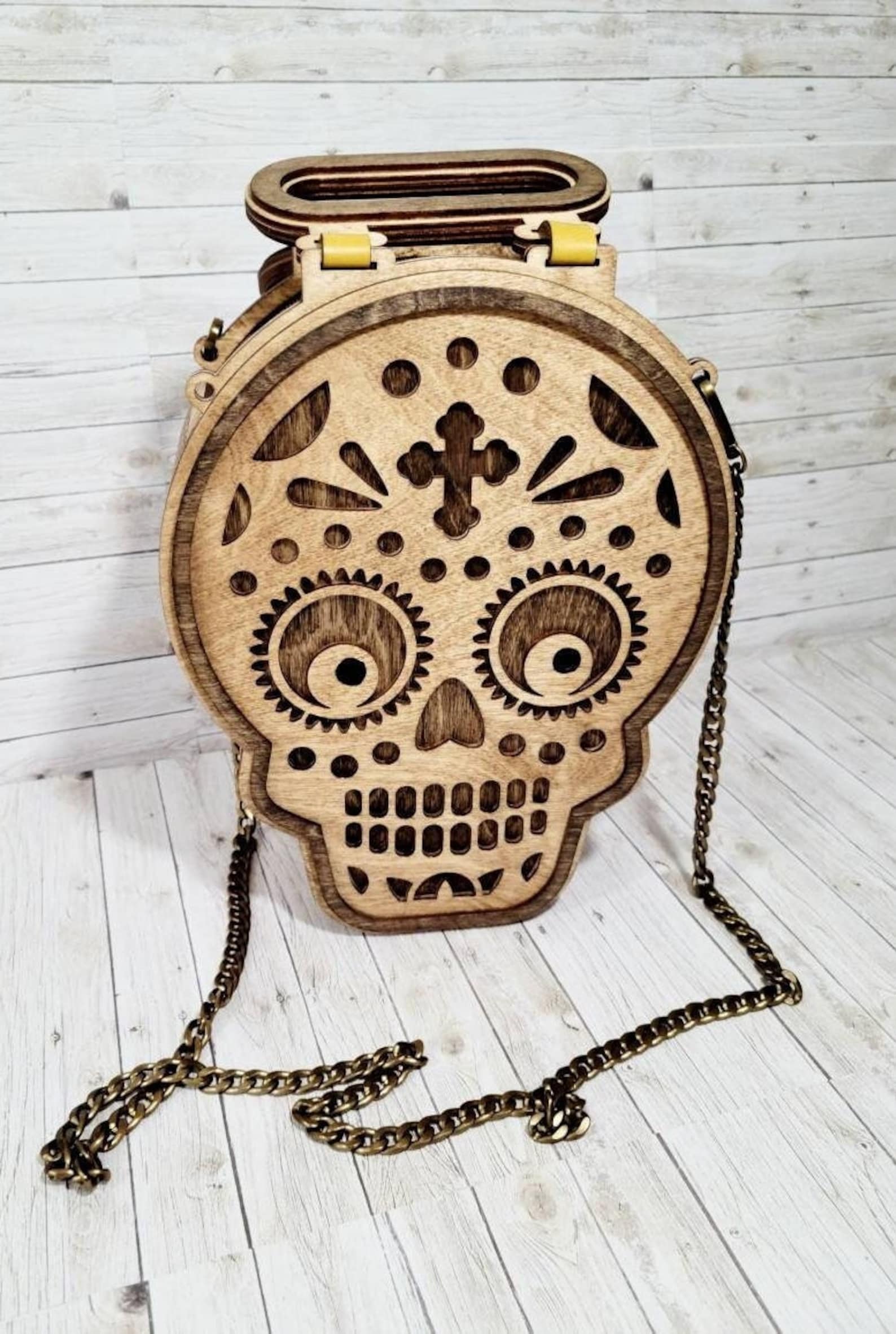 Skull Purse Skull Clutch Skull Handbag Halloween Purse - Etsy