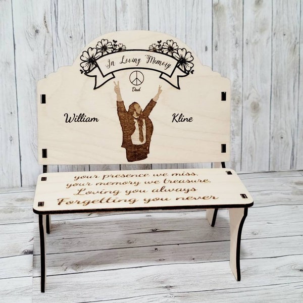 Personalized Memorial Benches - Etsy