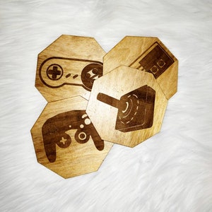 Gamer Coasters Retro Gamer Gifts Gamer Gifts Video Game | Etsy