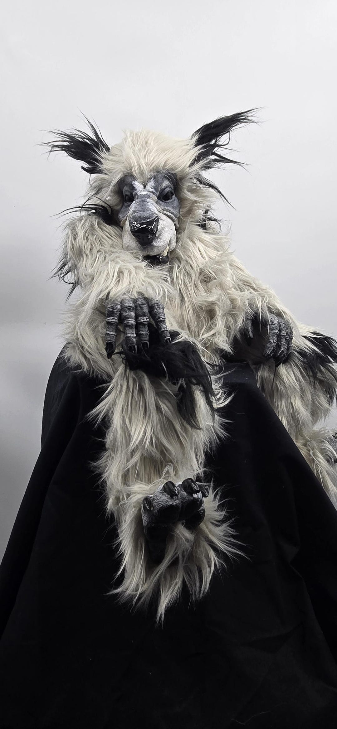 Lil Lycan Werewolf Plush Art Doll – Handmade Cryptid Creature – Resin ...