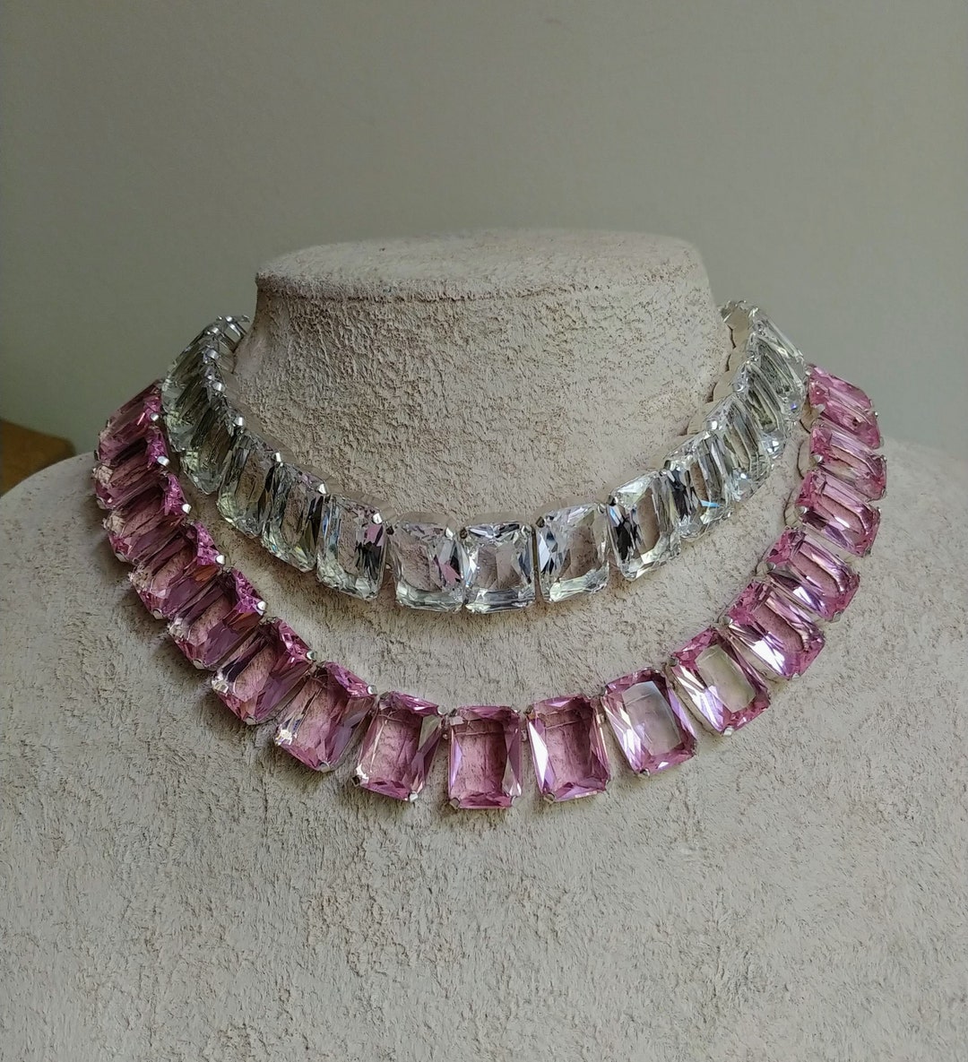 Rectangle Necklace Silver, Ana Wintour, Stunning Jewelry, Geometric ...