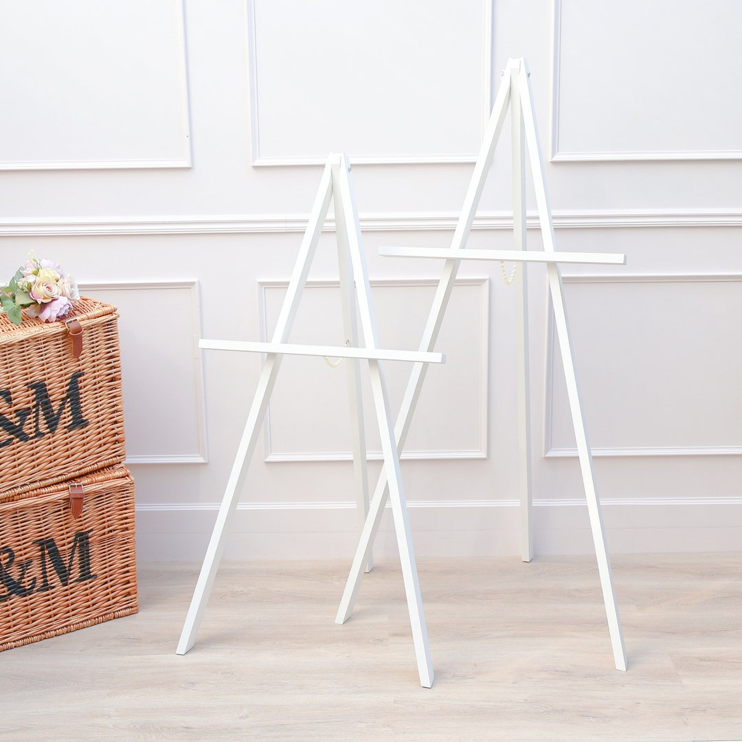 A2 White Wooden, Wedding Easel Sign, Table Easel, Wedding Sign Stand ...