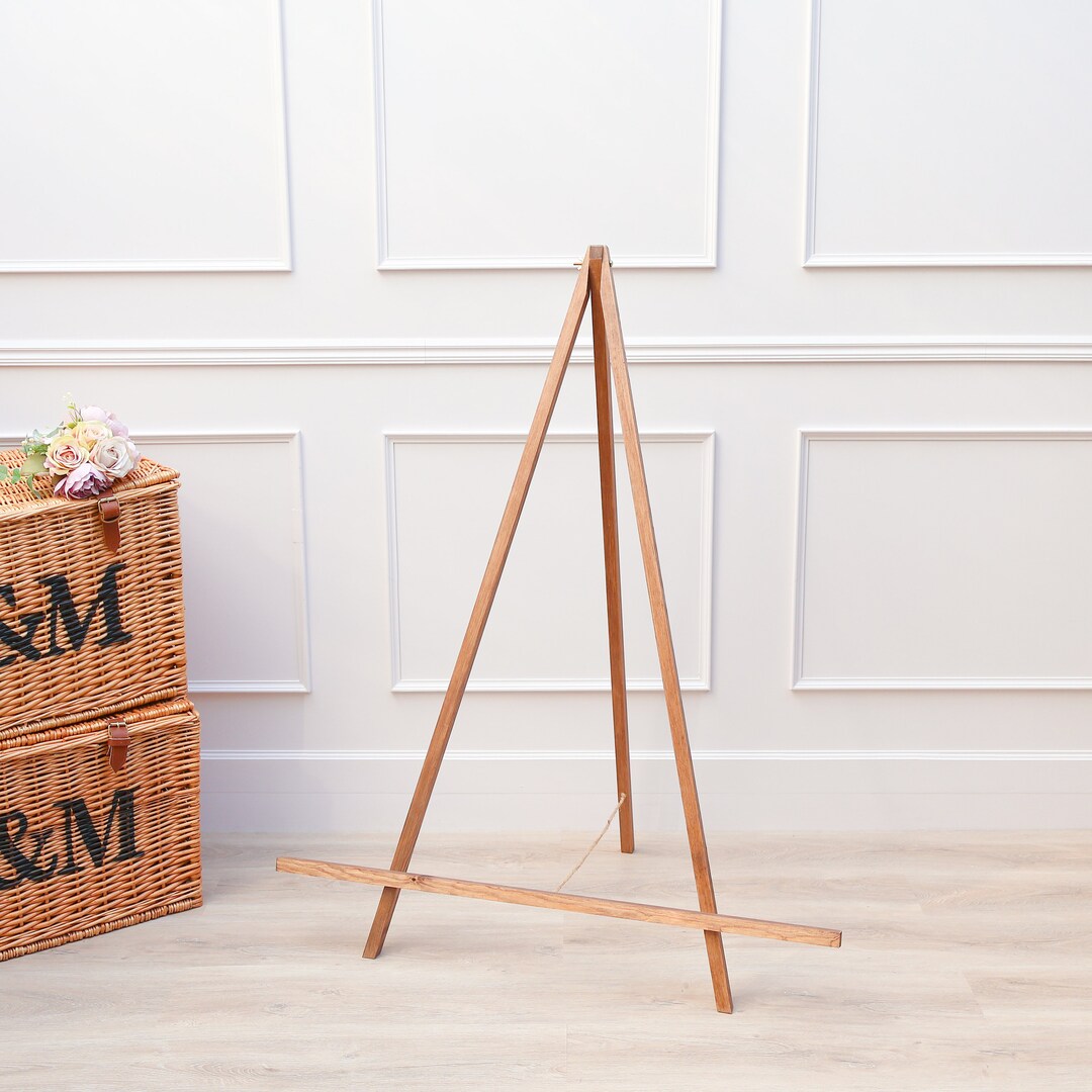 A0 Rustic Wooden, Wedding Sign Easel, Table Easel, Wedding Sign Stand ...