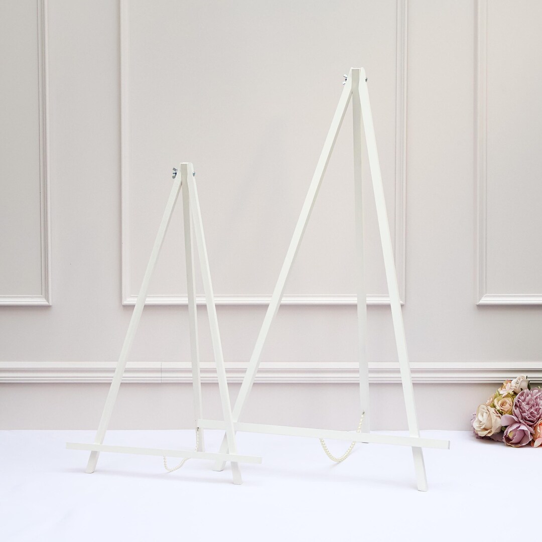 Table Top A1, A2 Wedding Sign Easels White - Etsy