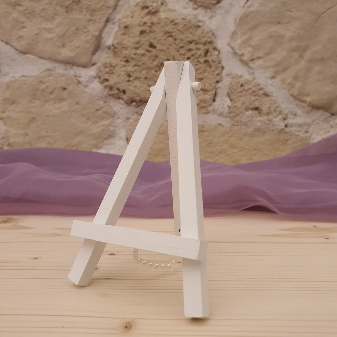 A7 White Wooden, Wedding Sign Easel, Table Easel, Wedding Sign Stand ...