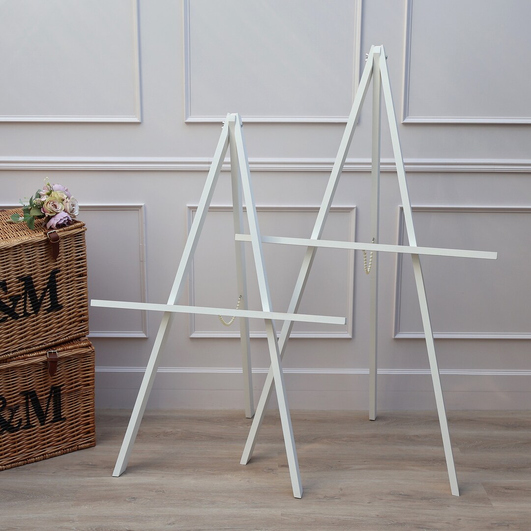 A1 Wedding Sign Easel White - Etsy Ireland