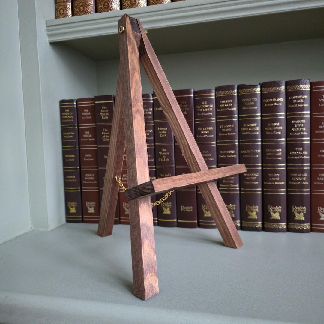 Solid Wood Book Display Stand, Handmade, Book Lover, Gift - Etsy
