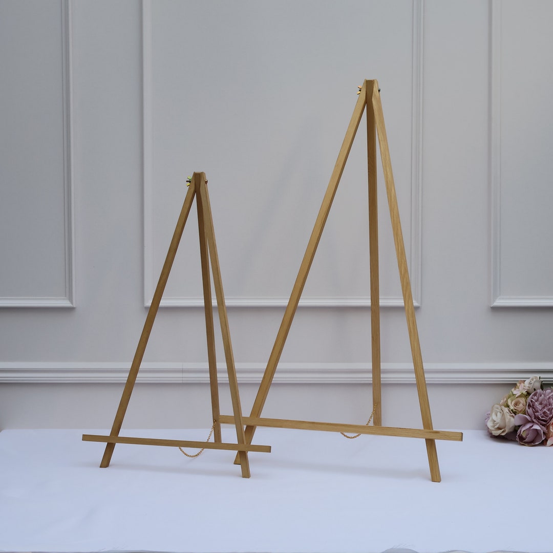 Table Top A1 A2 Wedding Sign Easel Natural - Etsy