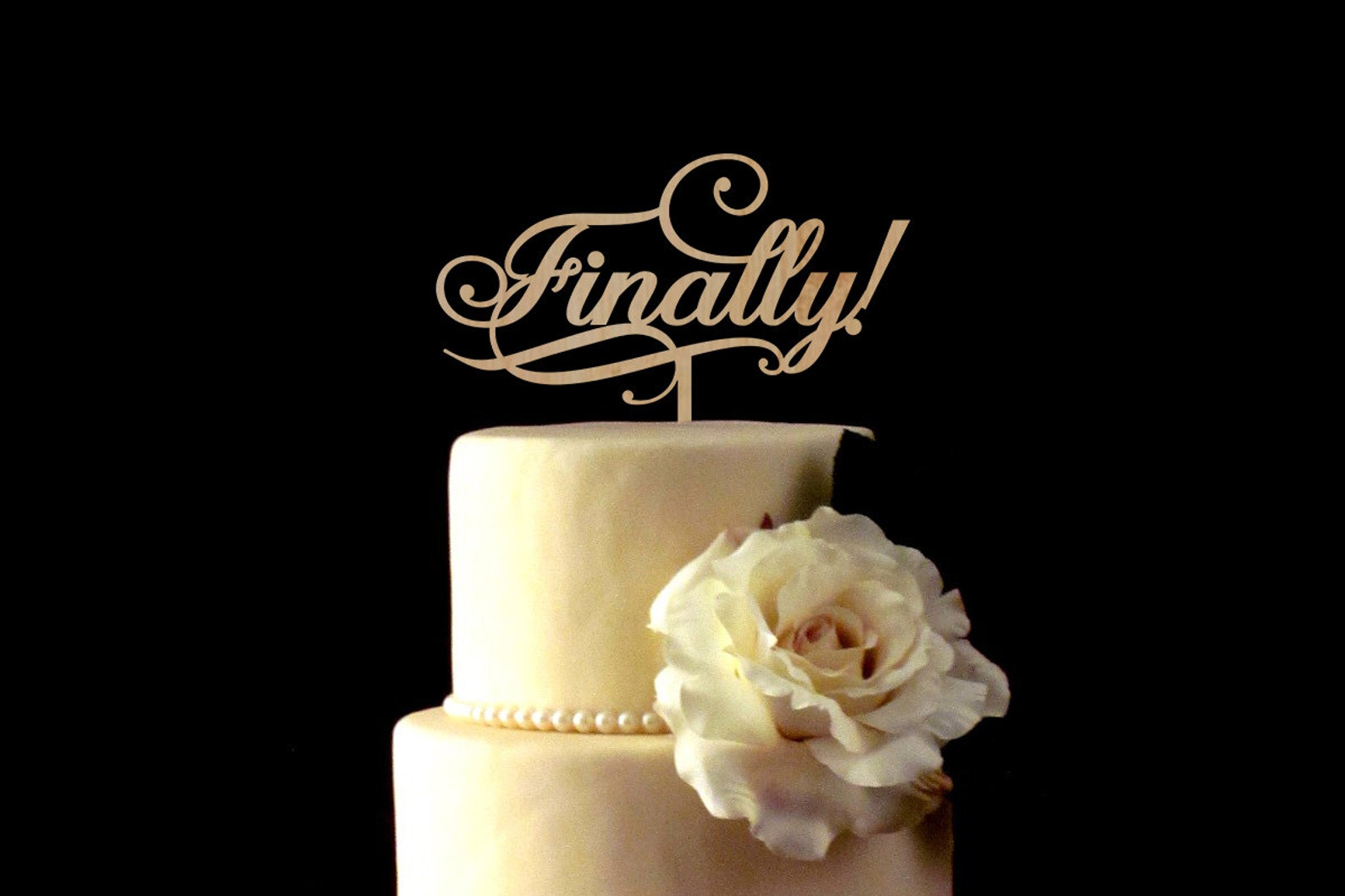 Finally Cake Topperwedding Cake Toppercustom Cake - Etsy