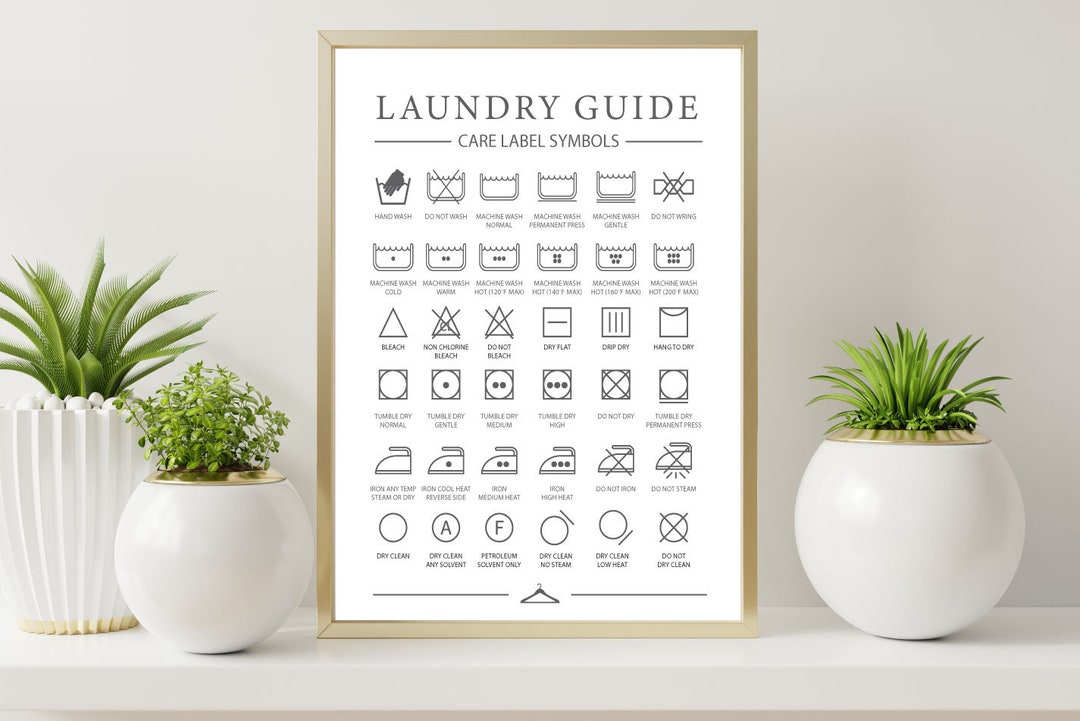 Laundry Room Sign, Laundry Printable, Laundry Wall Art, Laundry Care ...